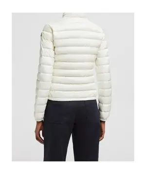 Moncler Zipped Puffer Jacket With Stand Collar And Pocket Detail