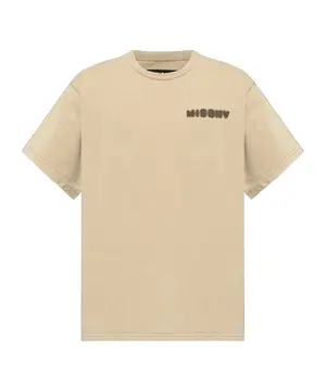 MISBHV Logo Printed Community T-shirt - Beige