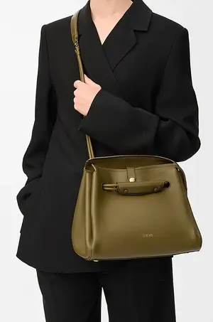 Loewe Madrid Shoulder Bag - Olive