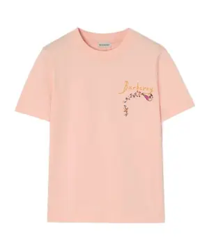 Burberry Brave Little Tree Cotton T-shirt