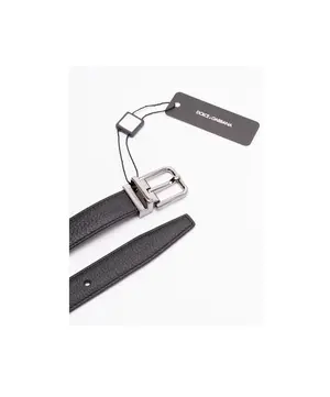 Dolce & Gabbana Logo Engraved Buckle Belt