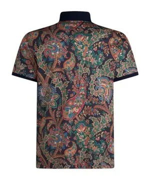 Etro Floral Paisley Polo Shirt