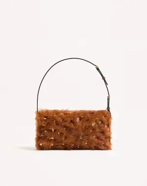 Valentino Garavani Embellished Flap Shoulder Bag