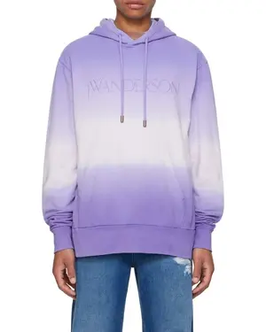 J.W.ANDERSON Jw Anderson Logo Embroidered Drawstring Hoodie