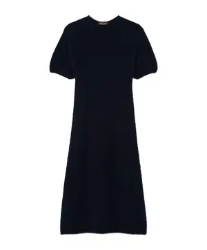Loro Piana Bubble Sleeve Knitted Dress