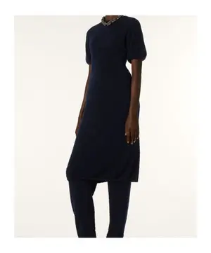 Loro Piana Bubble Sleeve Knitted Dress
