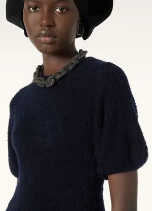 Loro Piana Bubble Sleeve Knitted Dress