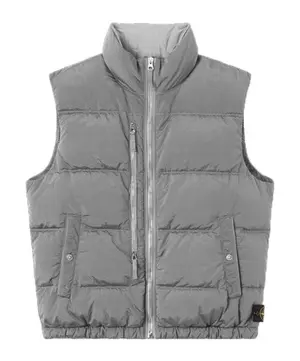 Stone Island Down Vest - Gray