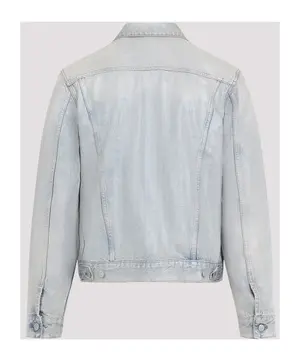 Acne Studios Collared Button-up Denim Jacket