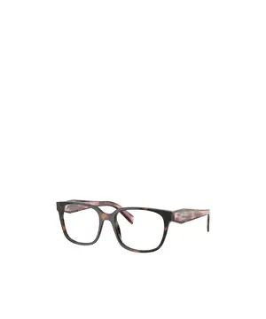 Prada Square Frame Eyeglasses - Gray