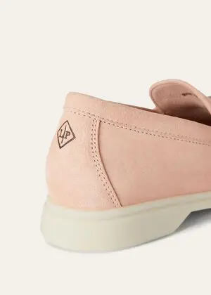 Loro Piana Summer Charms Walk Loafers - Shell Powder