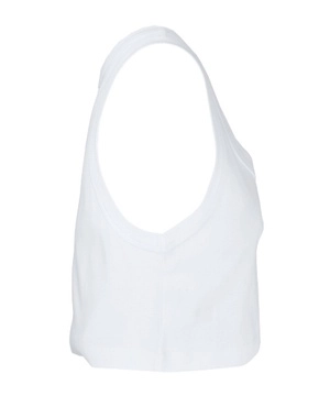 Prada Tailored Ribbed Knit Cropped Top