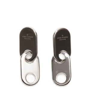 Acne Studios Logo Earrings - Black