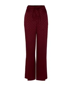 Gucci Logo Wide-leg Track Pants - Brown