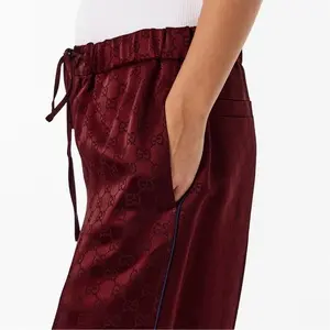 Gucci Logo Wide-leg Track Pants - Brown