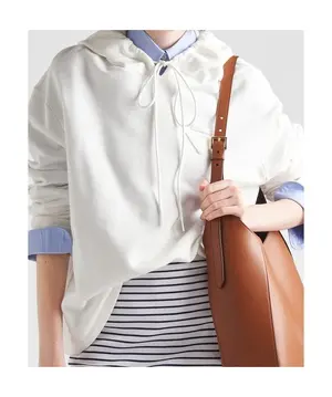 Prada Logo Drawstring Hoodie