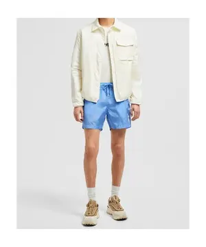 Moncler Logo Patch Drawstring Swim Shorts