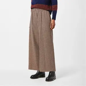 Max Mara Checked Straight-leg Casual Pants