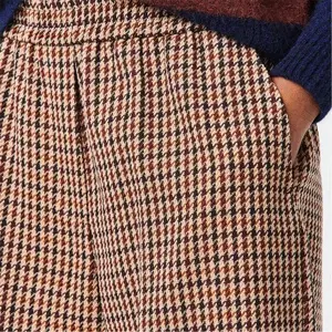 Max Mara Checked Straight-leg Casual Pants