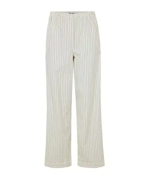 Miu Miu Striped Logo Track Pants
