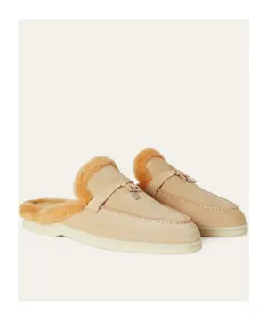 Loro Piana Logo Pendant Muller Shoes