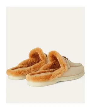 Loro Piana Logo Pendant Muller Shoes