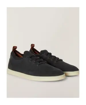 Loro Piana Low-top Casual Sneakers With Wish Wool Trim