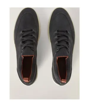 Loro Piana Low-top Casual Sneakers With Wish Wool Trim