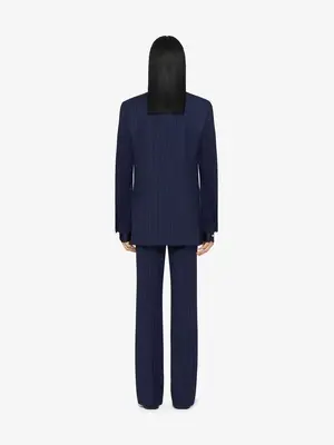 Givenchy Slim Fit Striped Wool Jacket