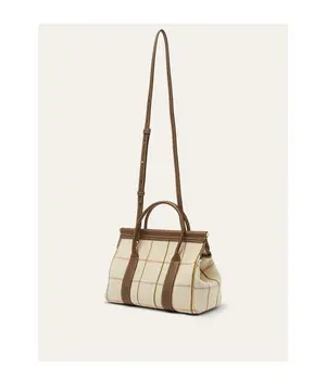 Loro Piana Checked Shoulder Bag
