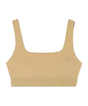 Burberry Stretch Nylon Bra Top With Check Trim