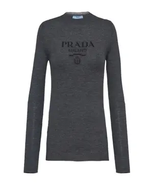 Prada Superfine Wool Crew-neck Sweater