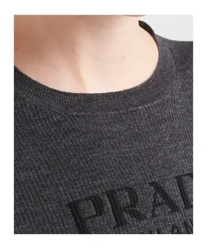 Prada Superfine Wool Crew-neck Sweater