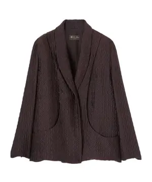 Loro Piana Annie Quilted Silk Jacket - Black