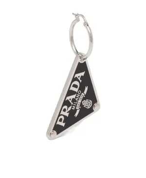 Prada Symbole Pendant Left Earring