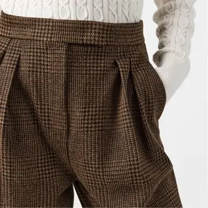 Max Mara Checked Wide-leg Trousers