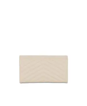 Saint Laurent Cassandre Matelassé Large Flap Wallet