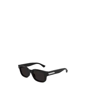 Bottega Veneta Rectangular Frame Sunglasses - Black