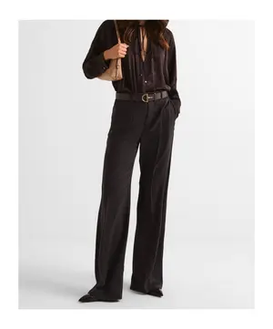 Gucci Wide Leg Monogram Pants
