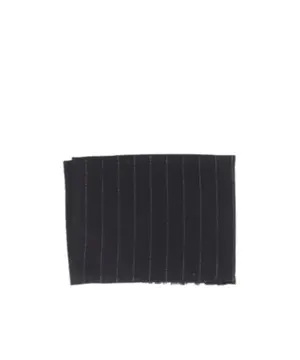 Ralph Lauren Pinstripe Square Scarf - Black