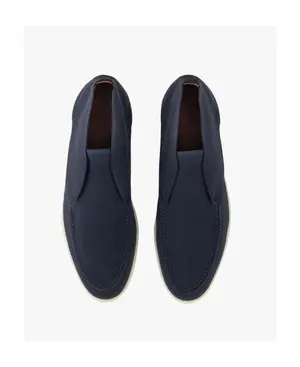 Loro Piana Logo Round Head Boots