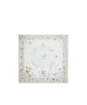 Loro Piana Printed Scarf - White