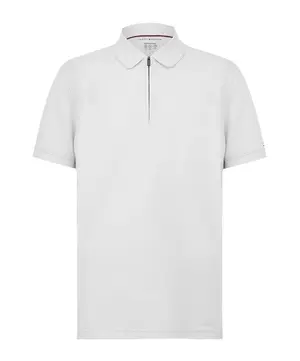 Tommy Hilfiger Zip Short Sleeve Polo Shirt