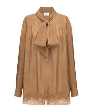 Saint Laurent Lavallière Oversized Top