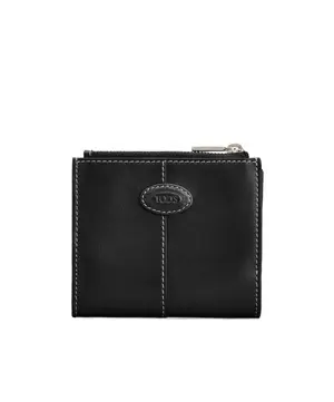 TOD'S Zipper Wallet - Black