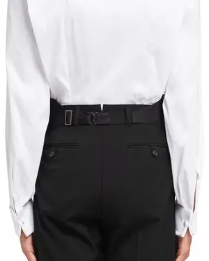 Prada Satin Tuxedo Cummerbund