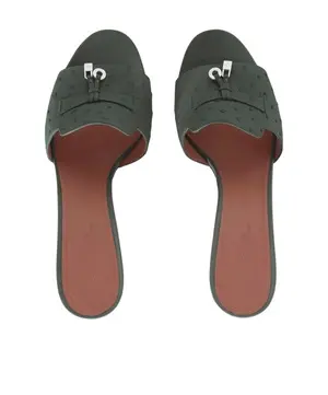 Loro Piana Round-headed High-heeled Sandals