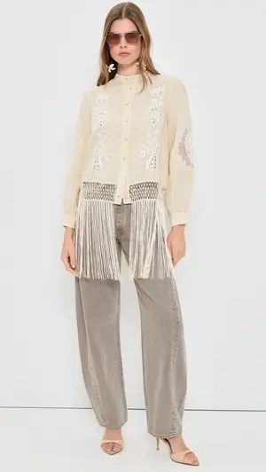 Farm Rio Richilieu Long Sleeve Shirt