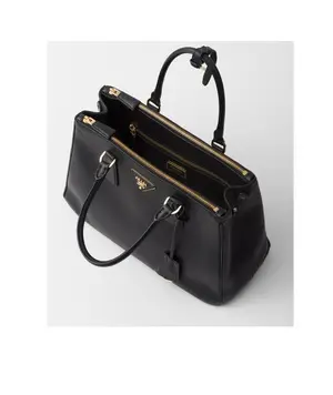 Prada Galleria Large Leather Bag - Black