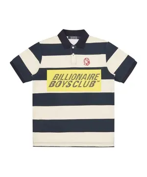 BILLIONAIRE BOYS CLUB Logo Short Sleeve Polo Shirt - Black
